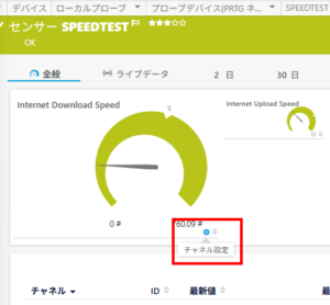 インターネット速度を見える化！「PRTG」×「Speedtest」で通信速度のかんたん自動モニタリング | ジュピターテクノロジーblog